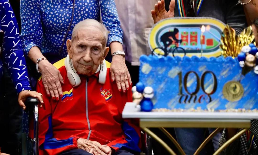 ¡Celebrando un siglo de legado! Julio César León, el pionero olímpico de Venezuela, cumple 100 ...
