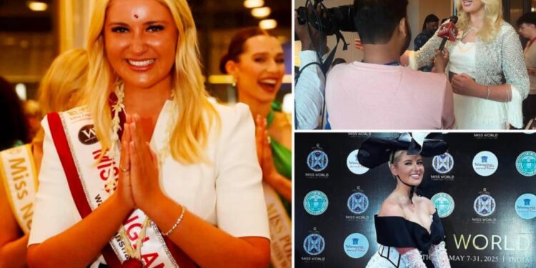 ¡Impactante! Miss Inglaterra Milla Magee se retira de Miss Mundo en ...