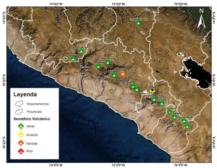 Alerta Naranja en Perú: El Volcán Sabancaya Expulsa una Columna de ...