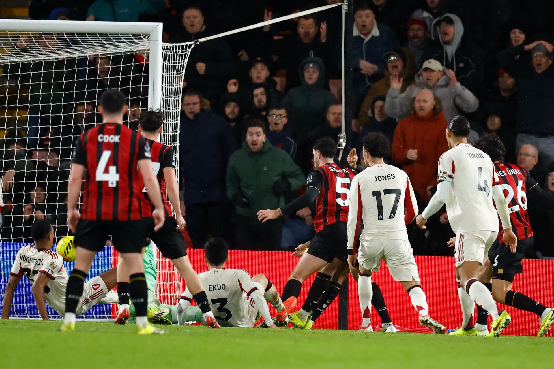 ¡Drama en Anfield! Liverpool sucumbe en el último suspiro ante ...